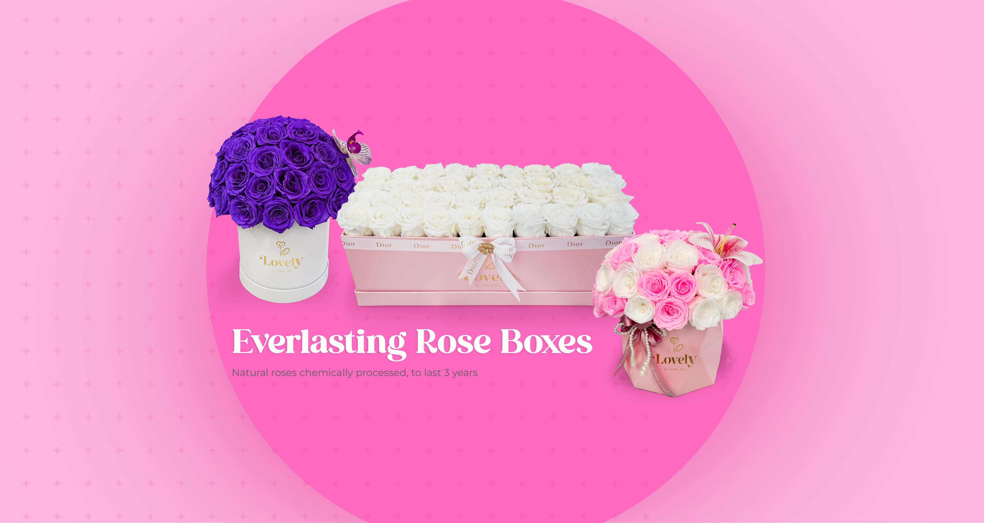 Everlasting Rose Boxes – Lovely Flowers