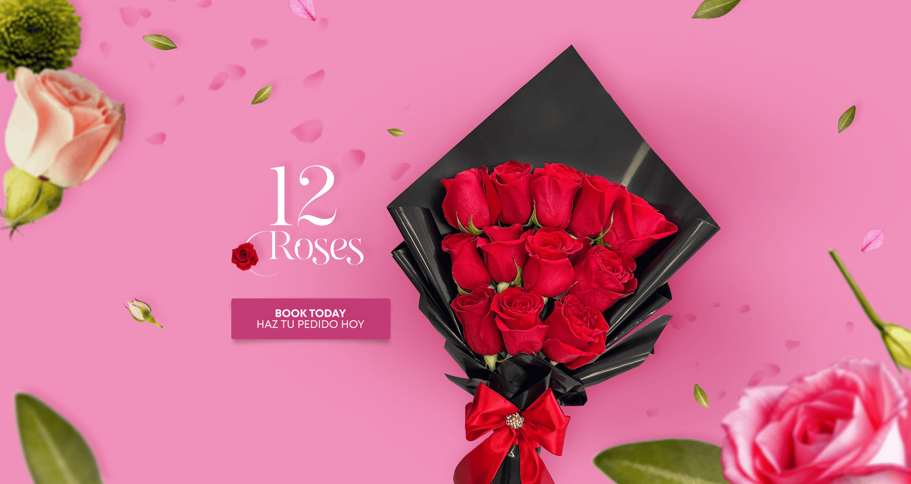 12 Roses Bouquets – Lovely Flowers