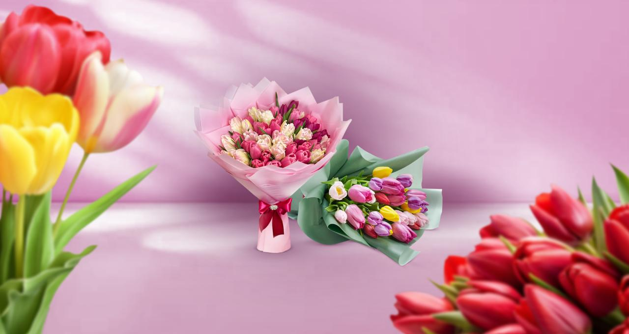 Tulips Bouquets – Lovely Flowers