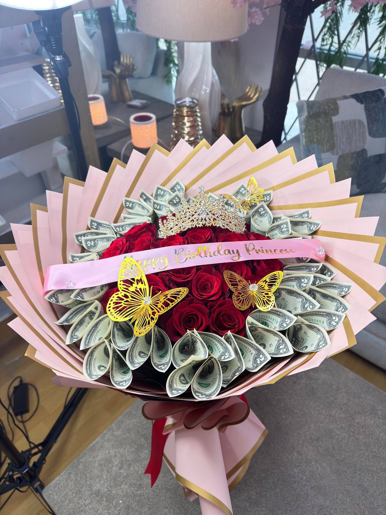 Money Bouquets Style #7 – Lovely Flowers